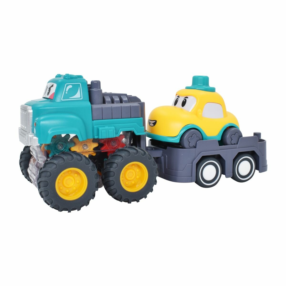 Набор игрушек Машина с прицепом + автомобиль