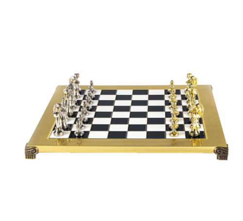 Шахматный набор Manopoulos Стаунтон, турнирные MP-S-34-36-BLA