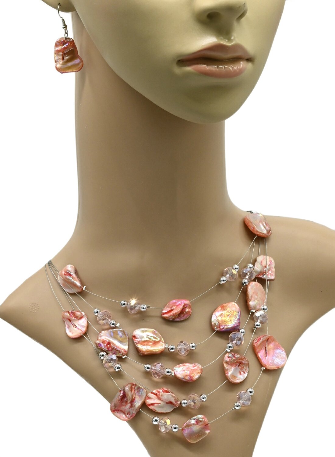 Колье, перламутр