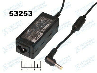 Блок питания 19V 1.58A 30W Acer AC-N235 импульсный (5.5*1.7) без шнура (для ноутбука) угол