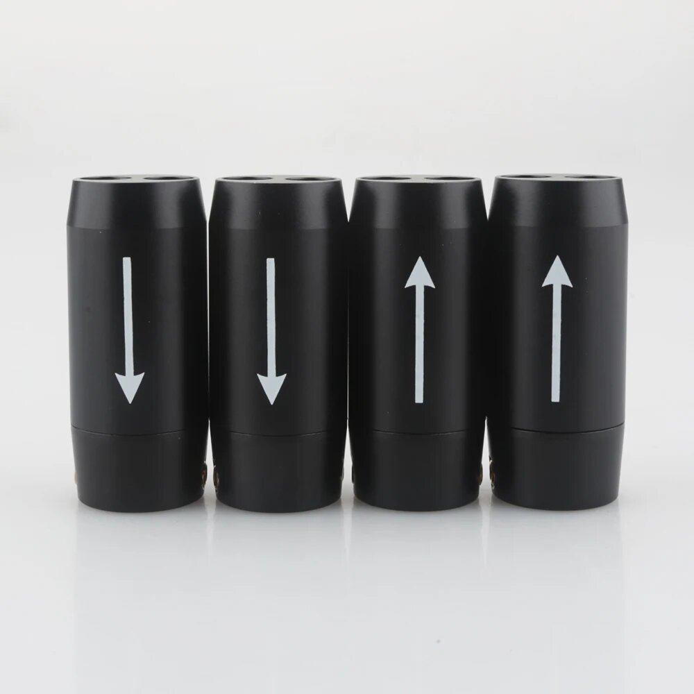 4 шт. Audiocrast CS0001107S RCA Y-разветвитель, черный, 11 мм