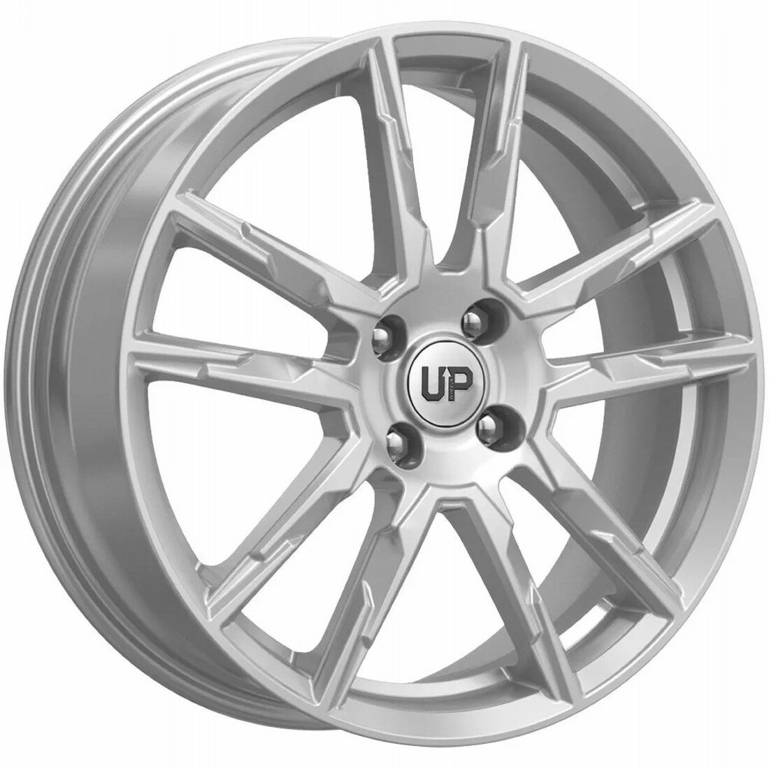 Колесный диск Wheels UP Up107 6,5x17 4x100 ET45 60,1 Silver Classic литой для автомобиля