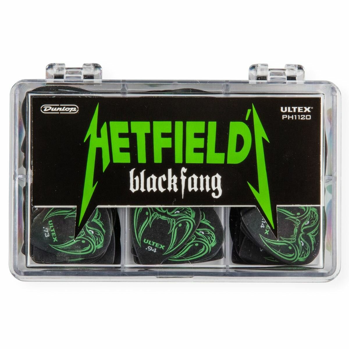 Медиаторы Dunlop PH1120 James Hetfield Blackfang Display (108 шт)