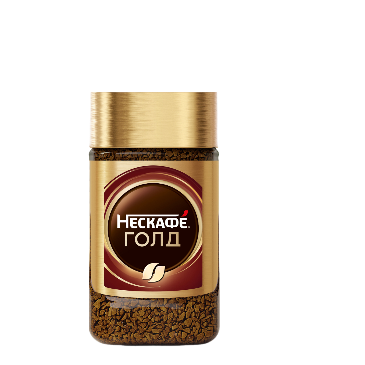 Кофе Nescafe Gold растворимый сублимированный с добавлением натурального жареного молотого кофе 47.5г 1шт