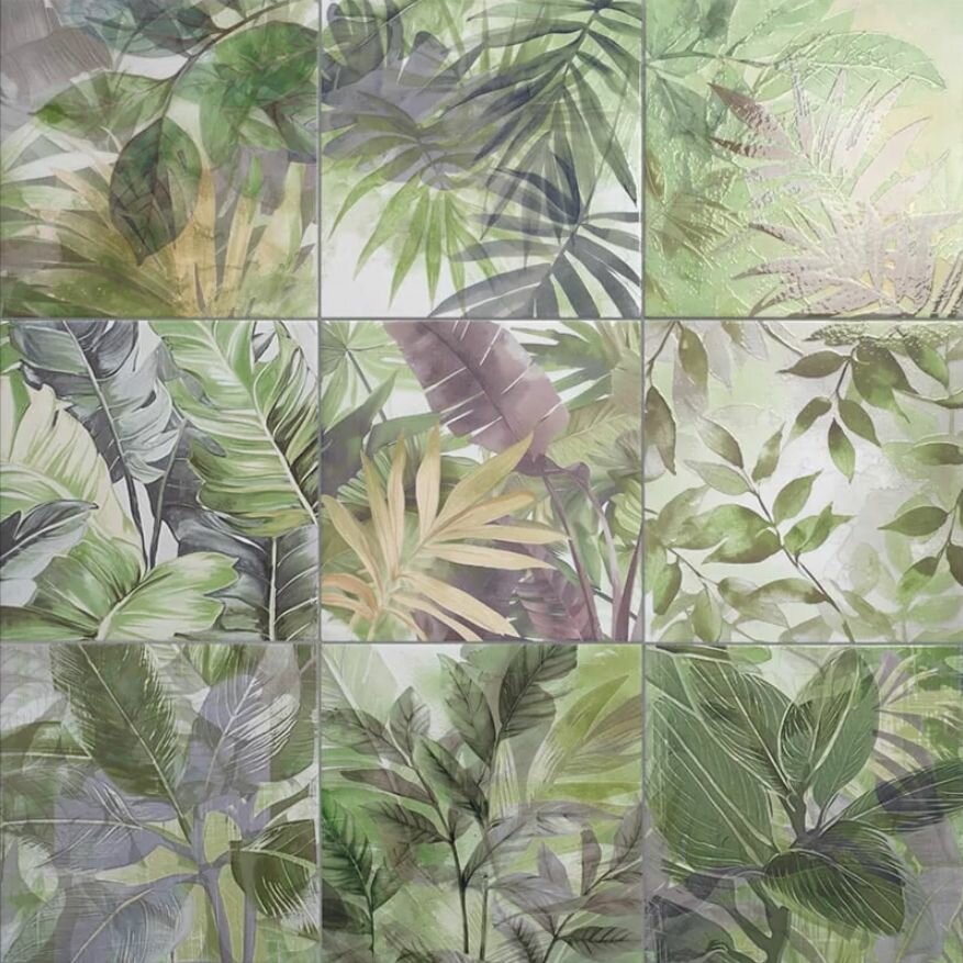 Керамогранит Mainzu (Маинзу) Technical Soft Secrets Green 20х20 см (PT03709)