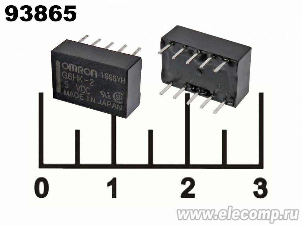 Реле =5V G6HK-2