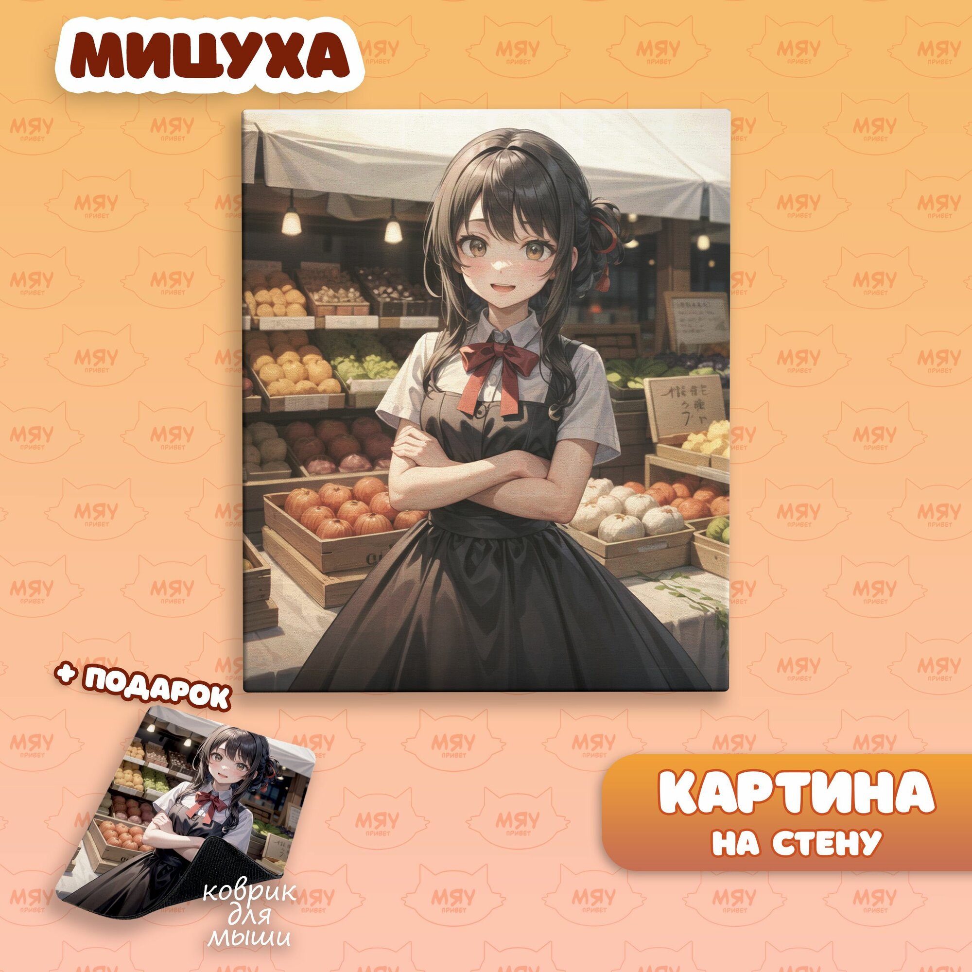 Картина на стену Твое имя Мицуха