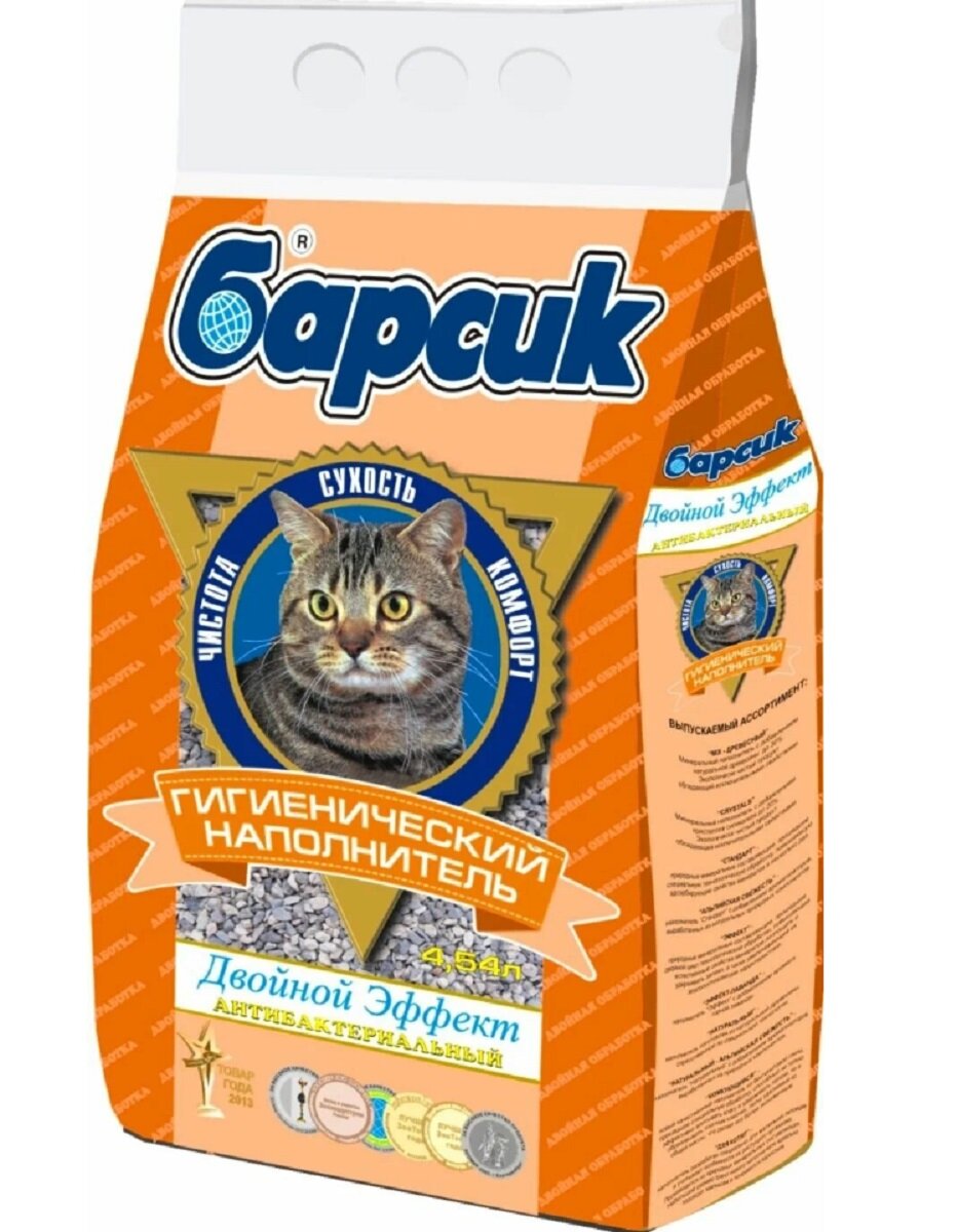 Барсик Эффект Наполнитель впитывающий 4,54л