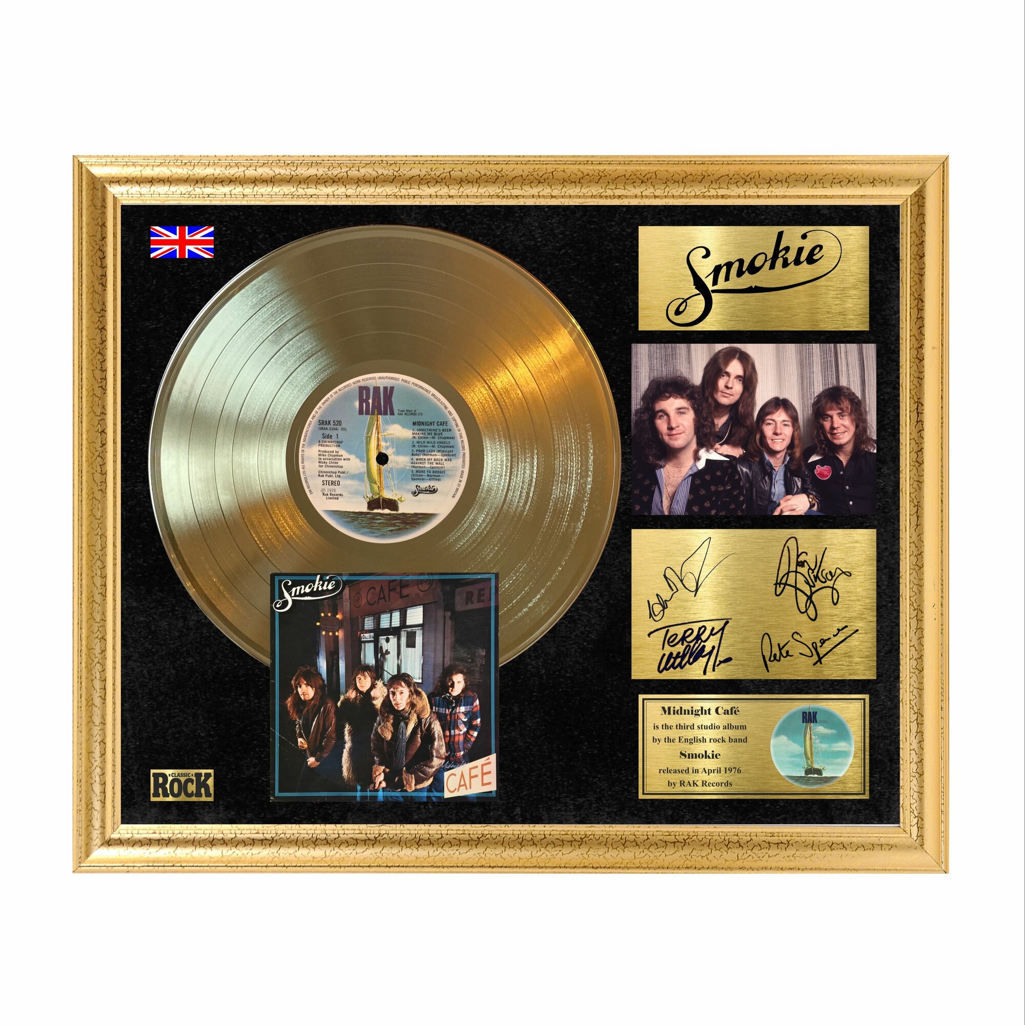 Smokie Midnight cafe картина интерьерная подарочная 45х55см