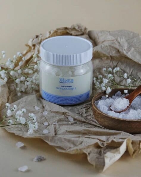 Соль для ванны освежающая 60г