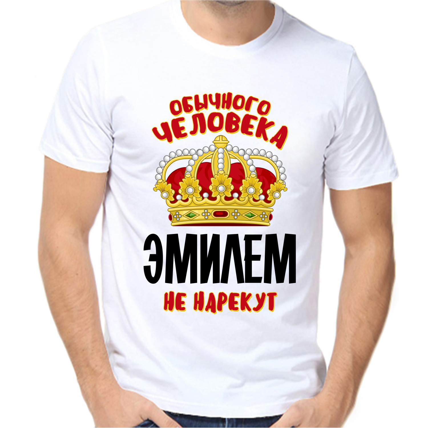 Футболка обычного человека эмилем не нарекут