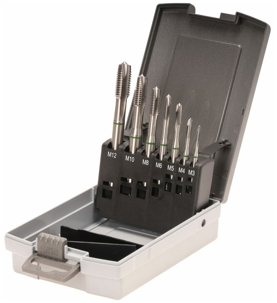 Ruko Набор метчиков машинных M3-М12 мм HSSE-Co5 7пр 245061RO .