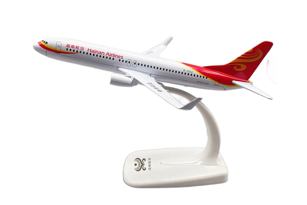Модель коллекционная PAUDI Boeing 737-800 hainan airlines / боинг хайнянь эрлайнс (длина 16 см)