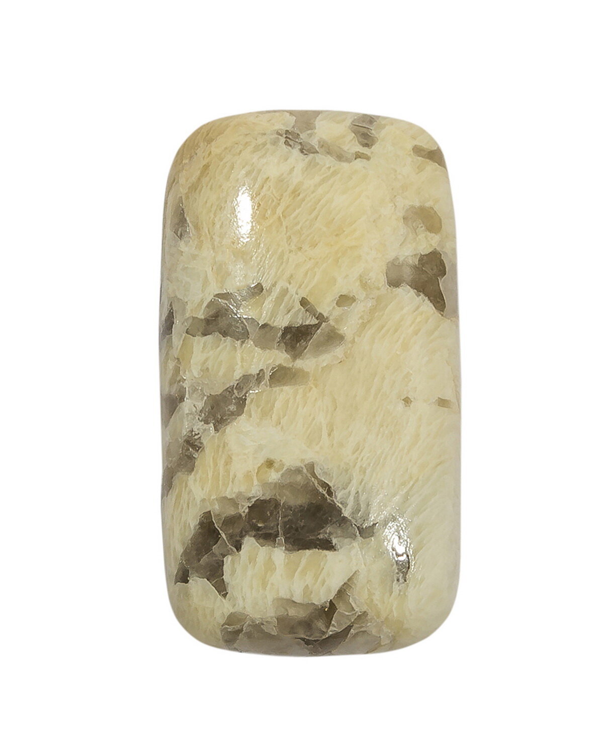 Кабошон Пегматит, натуральный минерал, размер: 27х15х4 миллиметров.