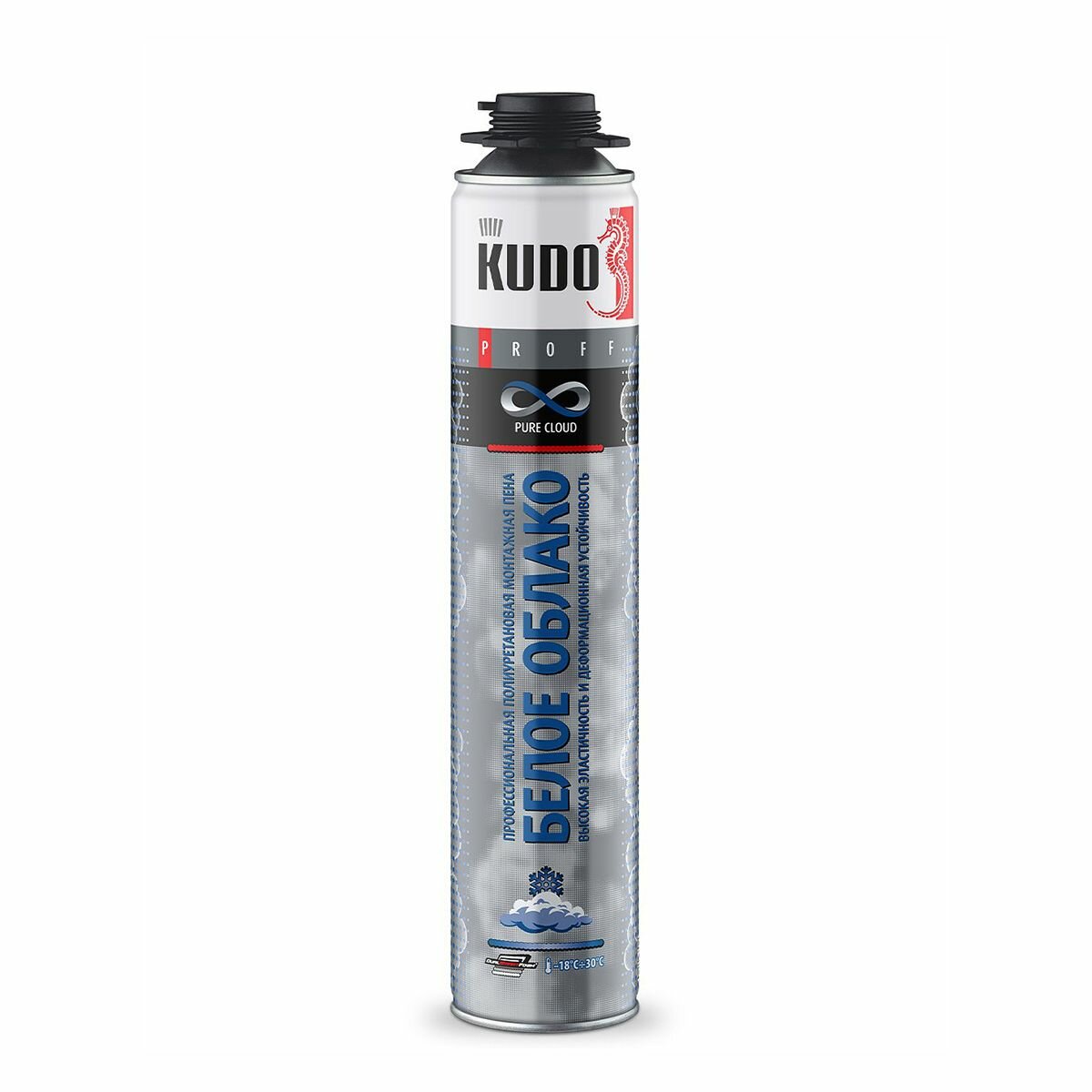 Пена монтажная KUDO профи зимняя, высокая адгезия, 1000 мл KUPP10W80