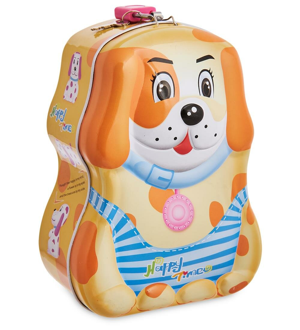 Металлическая копилка Собака A2168661 разностор, Металл