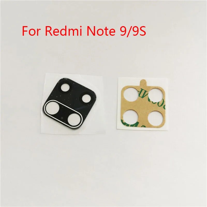 1-2 шт./лот Redmi Note 9 Pro стекло задней камеры для Xiaomi Redmi Note 9 9S стеклянная крышка объектива задней камеры с клейкой заменой