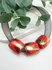 Колье P.J. MURANO, золотой, красный, черный