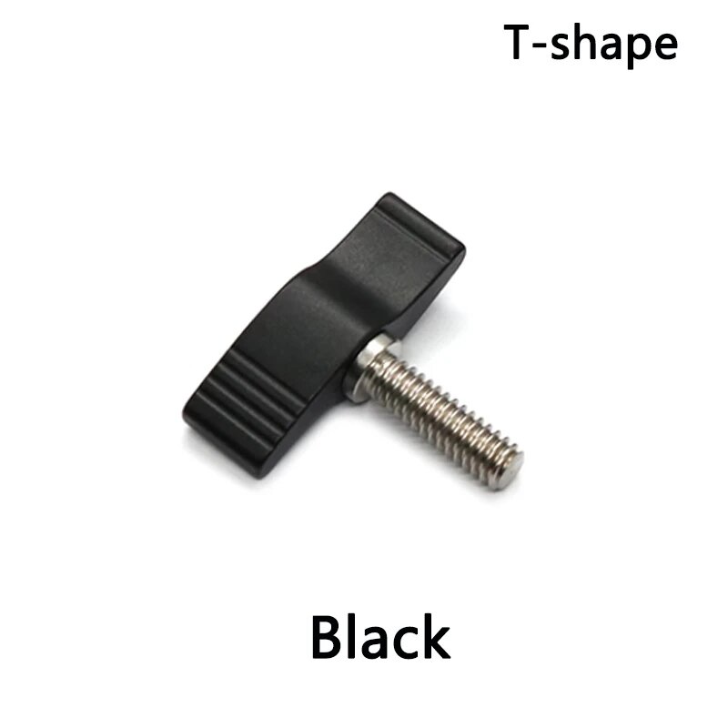 Черный T-образный винт M6x25mm