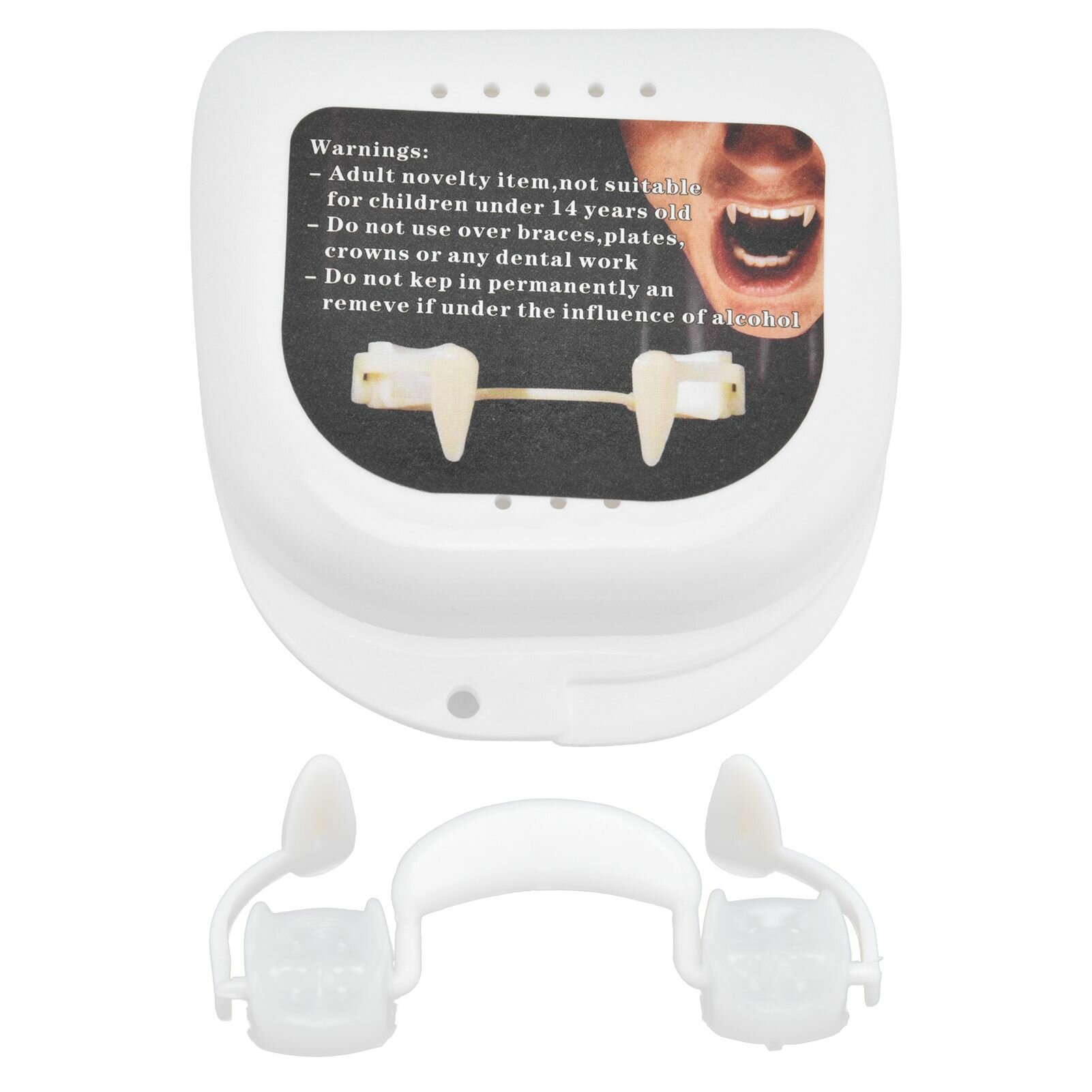 Мягкие силиконовые выдвижные вампирские клыки, реквизит для вечеринки на Хэллоуин