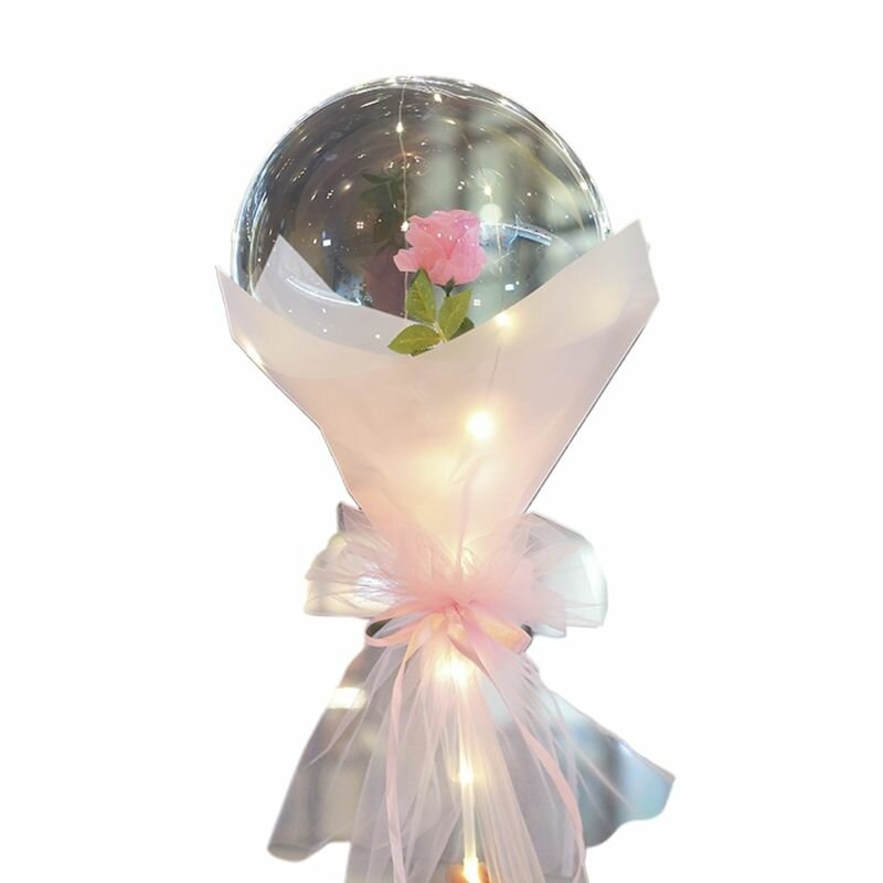 Rose Bobo Ball-Розовая Роза, Розовая Открытка, Розовый Песок