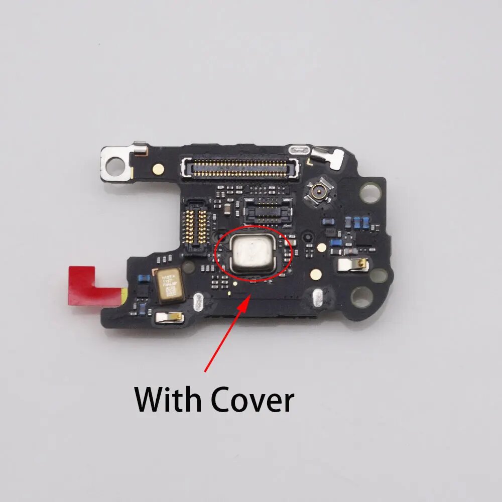 Высококачественный держатель для SIM-карты Huawei P30 Pro, соединительная плата с микрофоном, гибкий кабель, запасные части With Cover