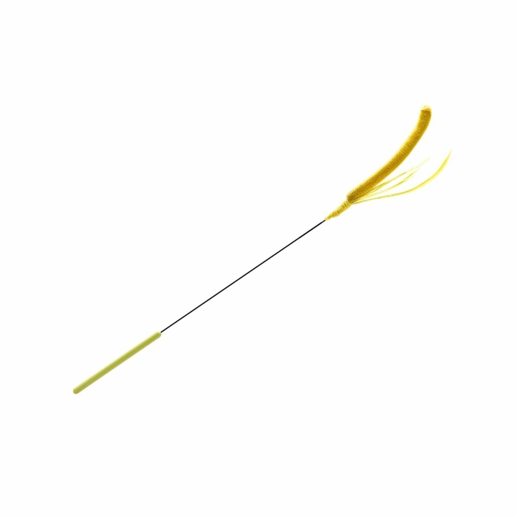 Cat funny cat stick игрушка для кошек-желтый