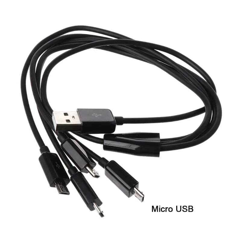 Разветвитель USB 2.0 на 2/3/4/5 Micro USB 0.5m