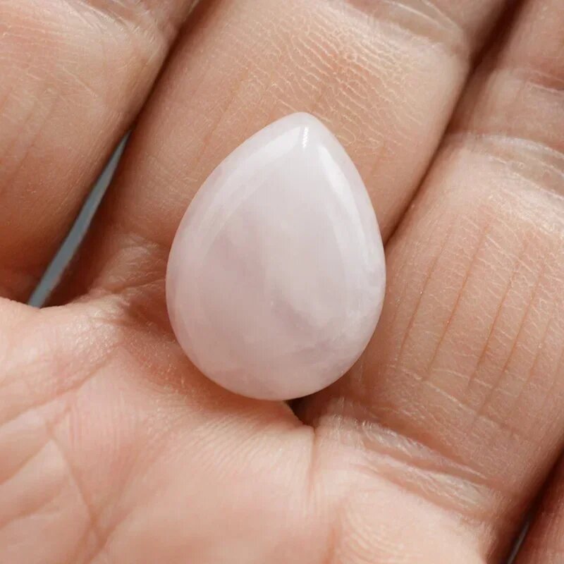 Набор бусин из натуральных камней 4 шт. Белый, 022