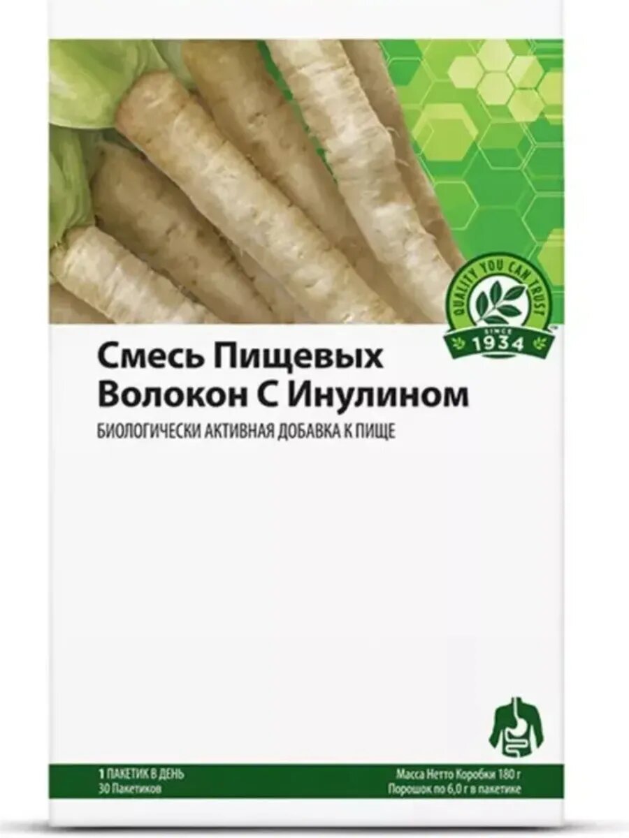 Смесь пищевых волокон Nutrilite, с инулином, для контроля веса, 28 пакетиков