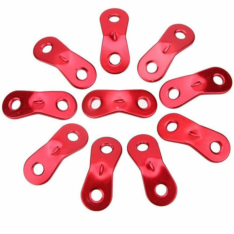 Пряжка для крепления палатки, аксессуары для палатки,10 шт/красный