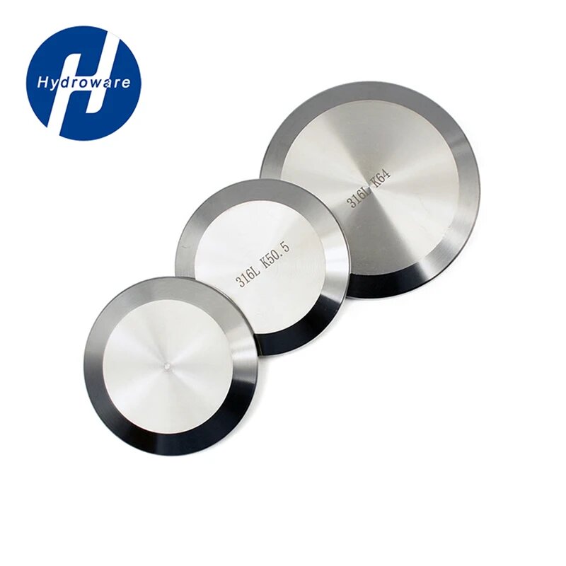 Заглушка-фланец Tri-Clamp TC из нержавеющей стали SUS304, санитарная, 1.5-6 91mm Flange OD, SUS 316