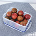Lock & Lock Large Capacity Plastic Refrigerator Storage Container, Microwave-Safe Lunch Box, Rectangular, 2.6L