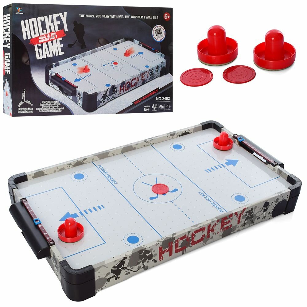 Аэрохоккей настольный, деревянный, воздушный