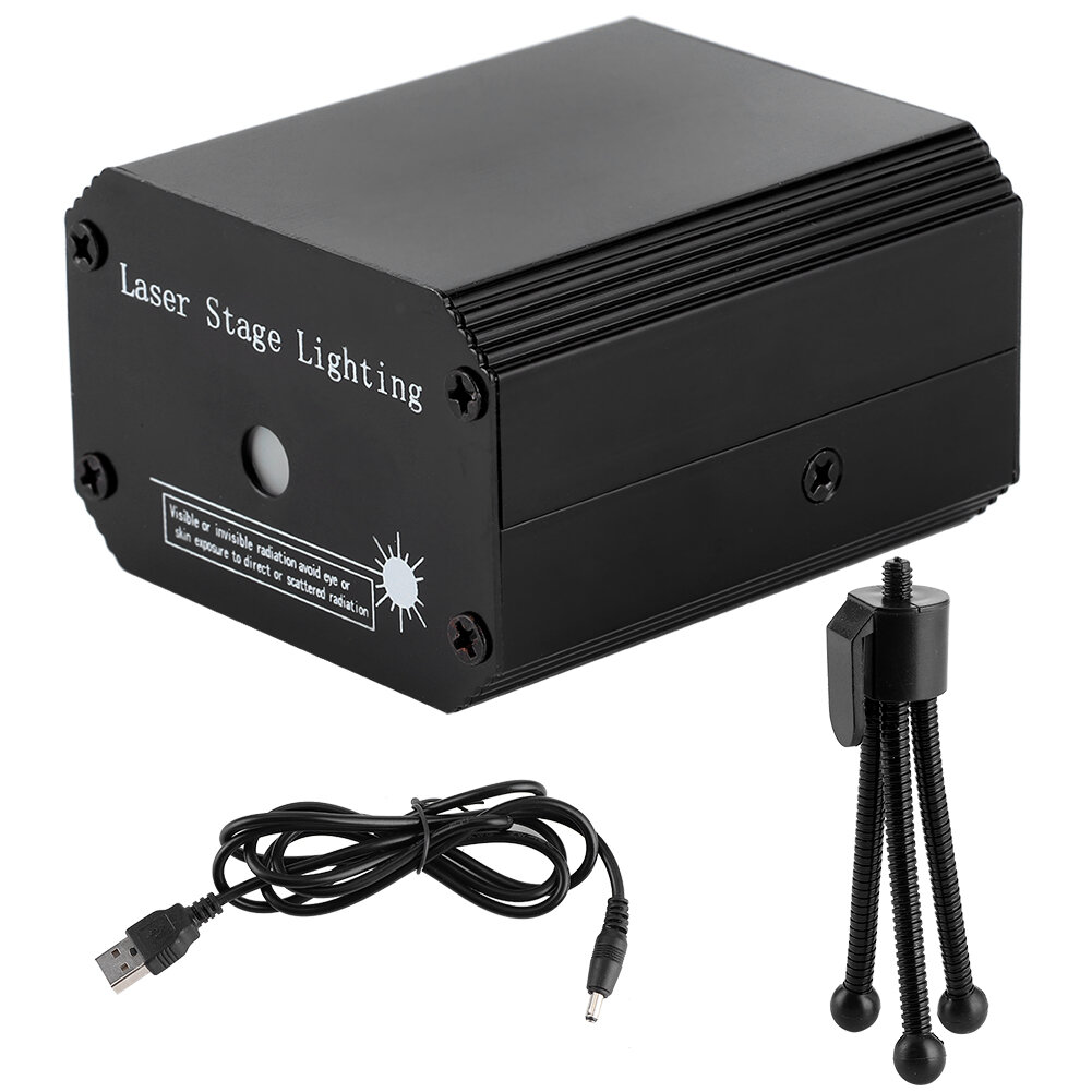 Светодиодный мини-Dj-бар сценический свет со звуковым управлением Рождественский проектор со штативом для клубной вечеринки