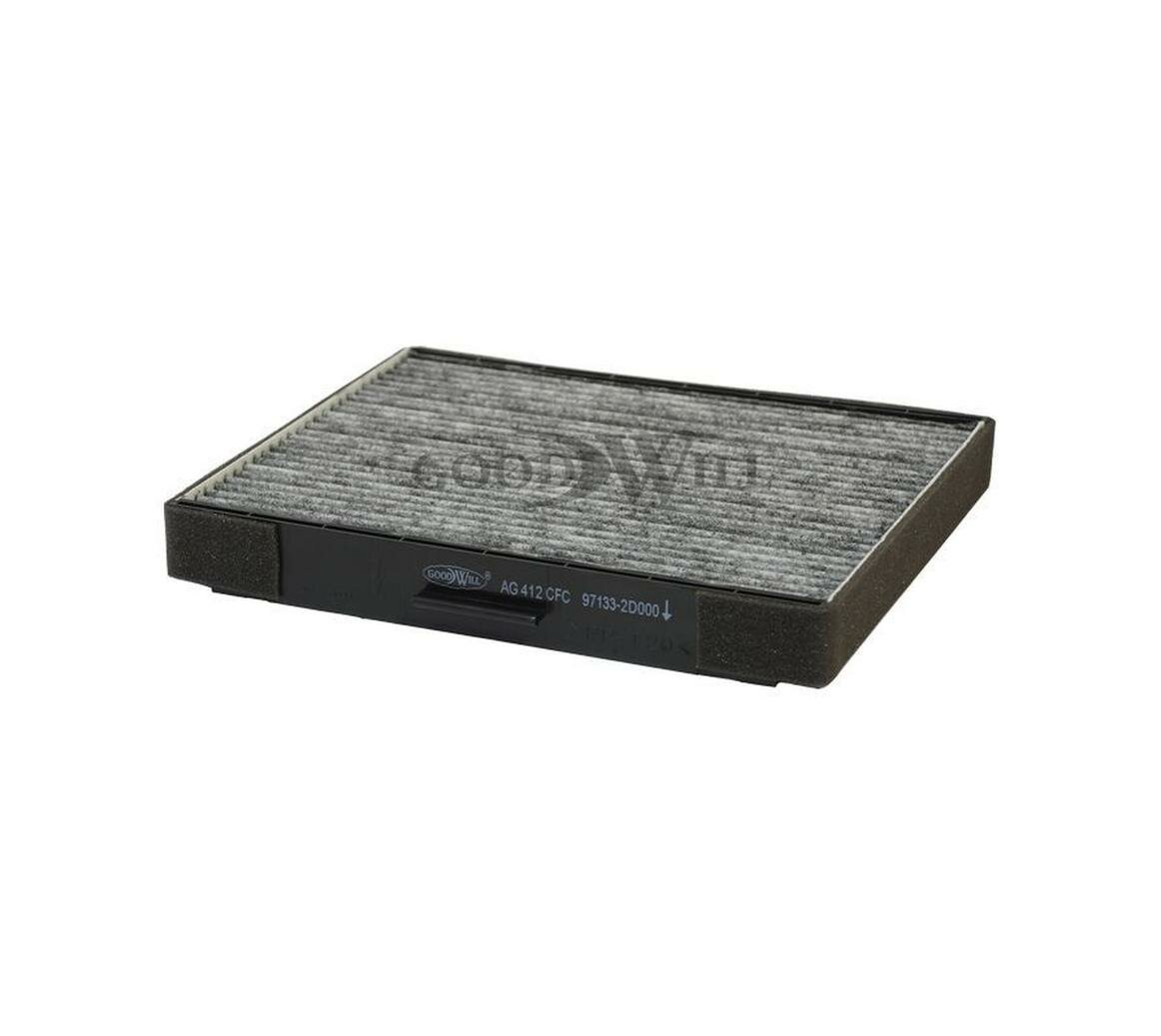 Фильтр салона угольный для автомобилей Goodwill AG412CFC (запчасти и расходники)