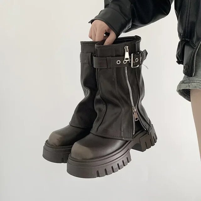 Ботинки берцы MOOCIE Funkette Platform Boots