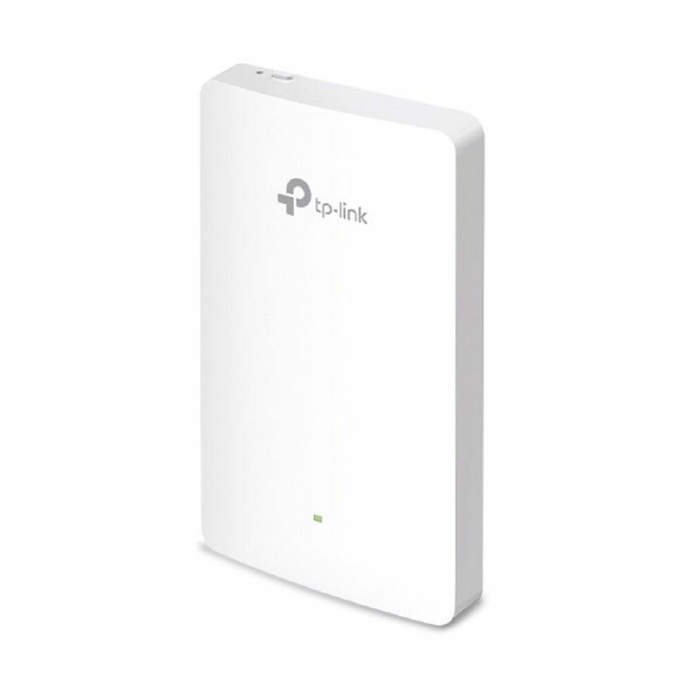 Tp - Link Wi - Fi точка доступа EAP615 - Wall, AX1800, 4xRJ45 1Гбит с, PoE, двухдиапазонная, встраиваемая в стену, 20дБм 4дБи