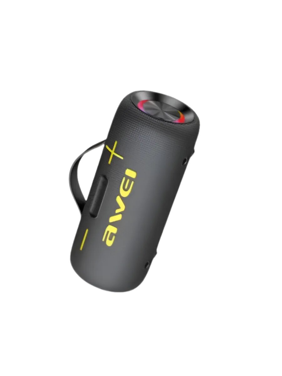 Портативная колонка Awei KA-10, защита IPX5, мощная, 60Вт, Bluetooth, RGB-подсветка, черная