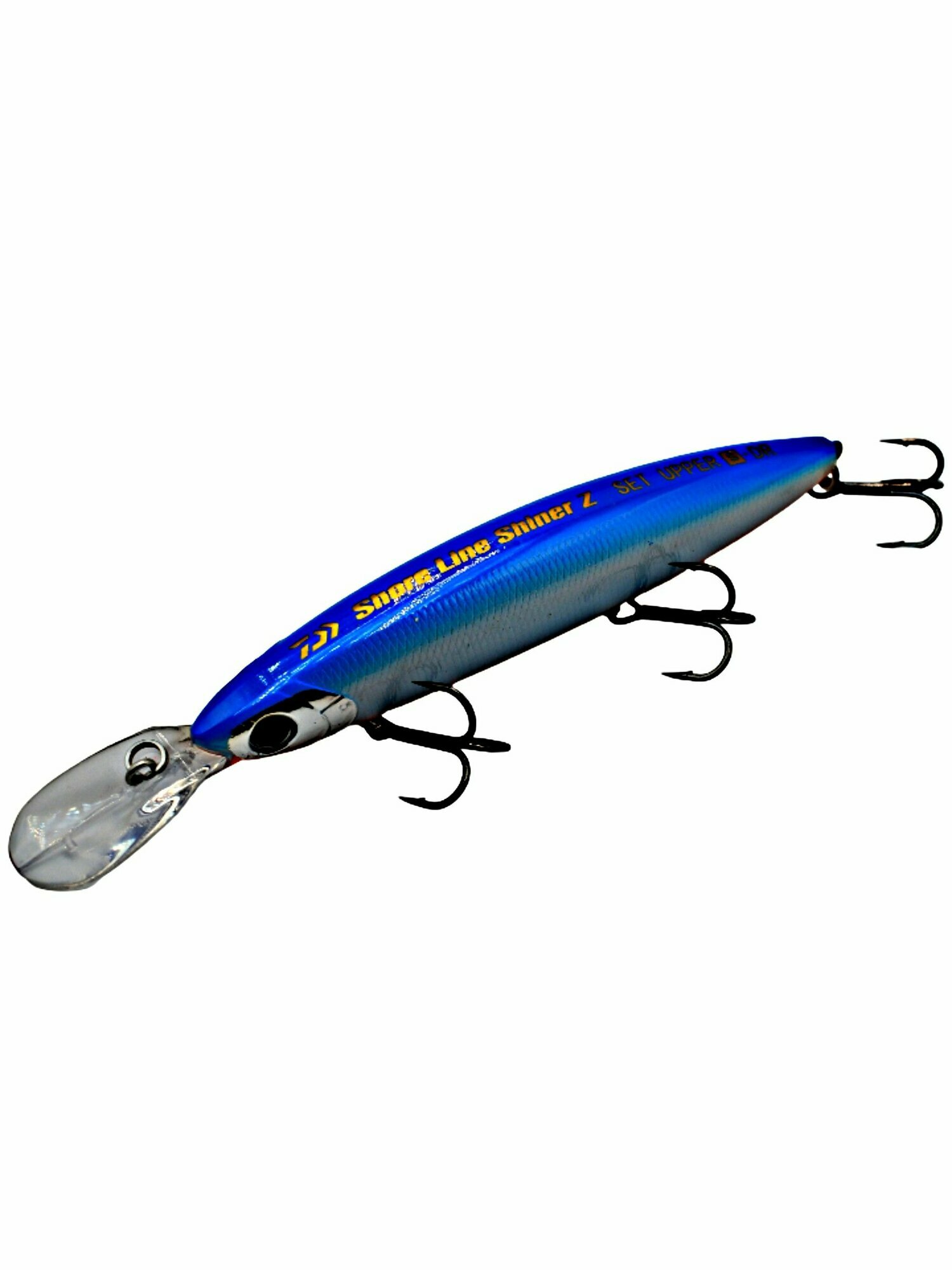 Воблер Daiwa Shore Line Shiner Set Upper110 S DR 110 мм, 22.8 г, suspending, тройники #6 для твичинга щуки, окуня, жереха