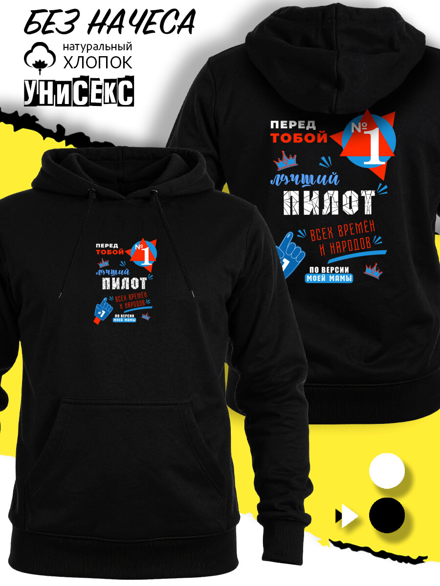 Худи Толстовка свитшот лучший Пилот
