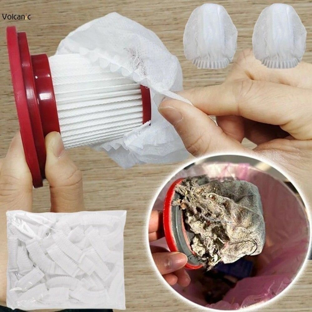 100ШТ набор одноразовых сетчатых фильтрующих элементов для пылесоса