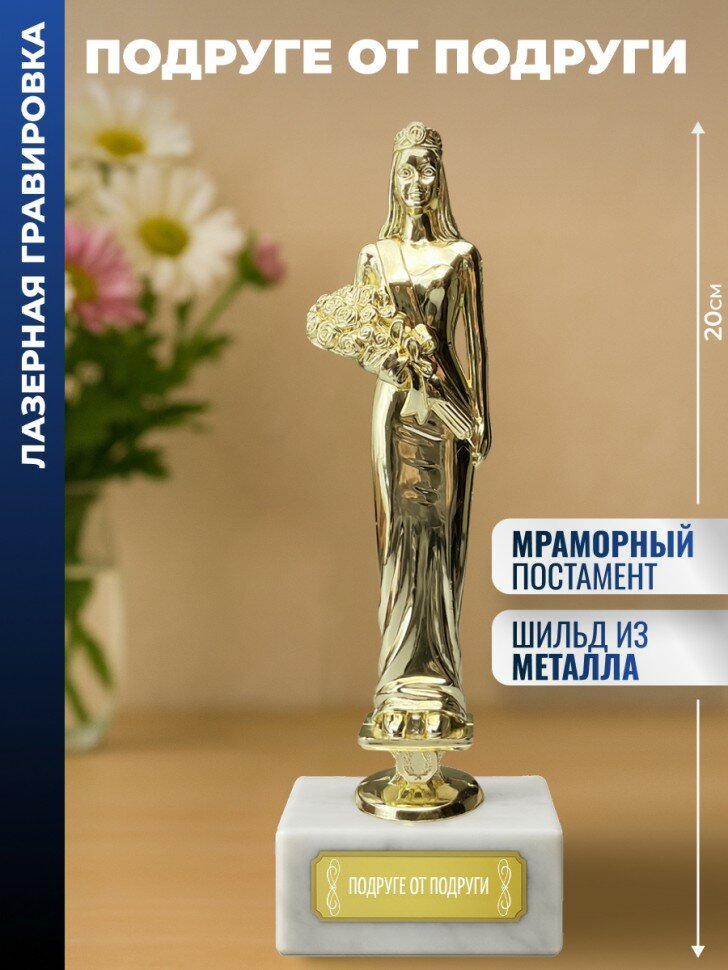 Статуэтка женщина "Подруге от подруги"