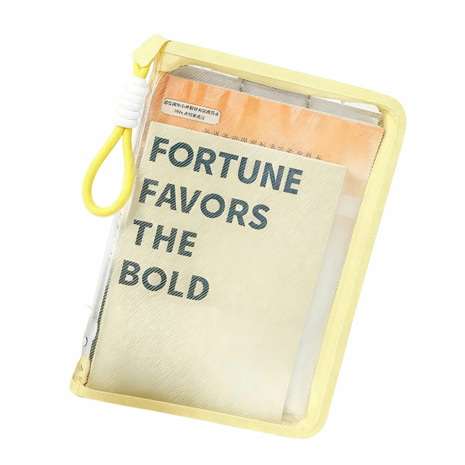 Многофункциональный прозрачный органайзер для документов с ручкой