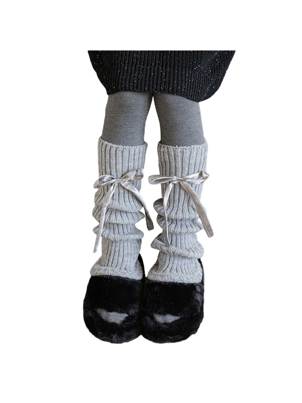 Модная милая гетра для детей, защищающая от холодной погоды, акриловая ткань