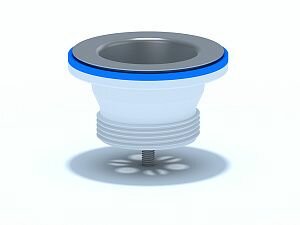 Выпуск 1"1/2 с нержавеющей сеткой АНИ пласт, М100