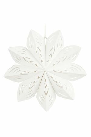 Подвесное декоративное украшение снежинка авиталь, бумага, 30 см, Edelman 1177716-2