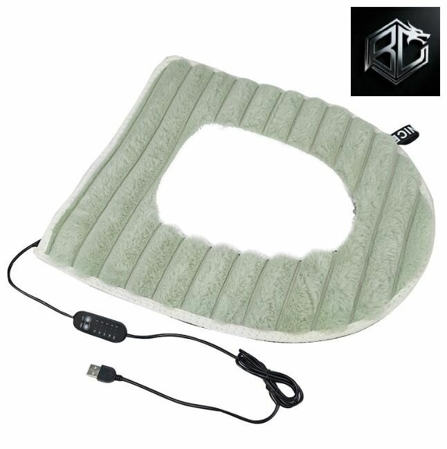 Сиденье для туалета, мягкое сиденье для туалета, с подогревом, 1 шт.