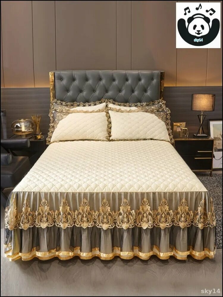 Покрывало European velvet bedspreads, Бархат с размерами: 200 см х 160 см