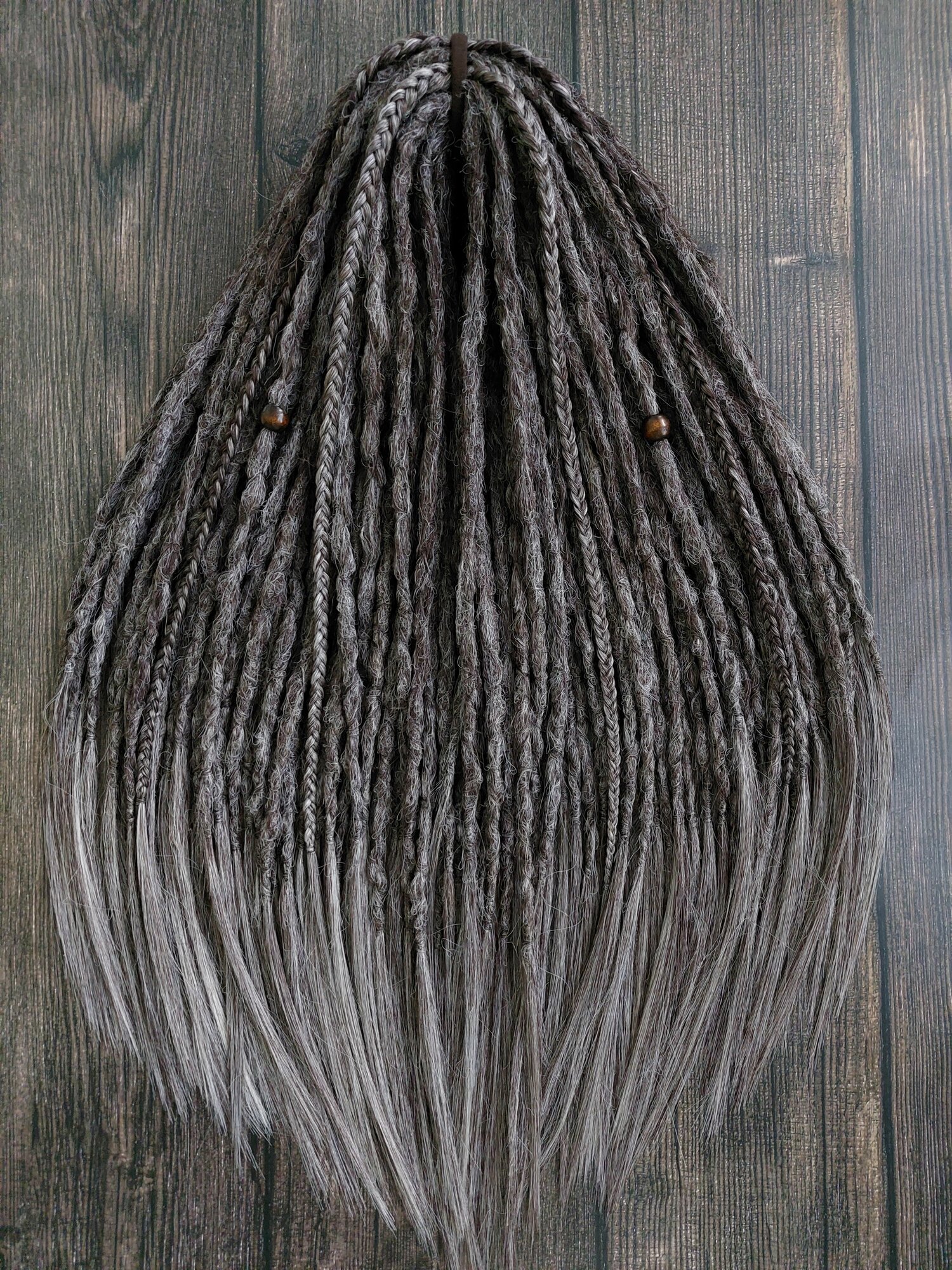 Фактурные де дреды комплект из канекалона 2braids, 50 шт, 50 см